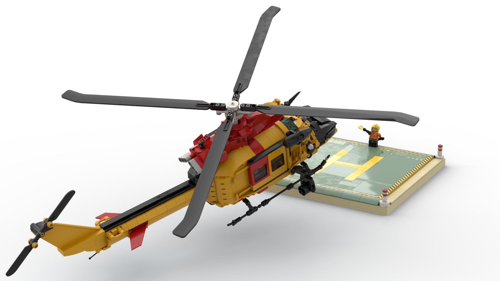 LEGO IDEAS - Bell CH-146 Griffon Canadian Search And Rescue Edition.