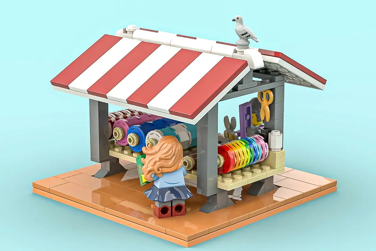Fabric Market Stall | LEGO® Ideas