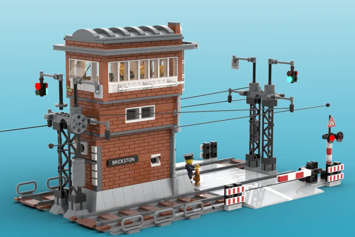 Signal Box / Switch Tower With Crossroad | LEGO® Ideas