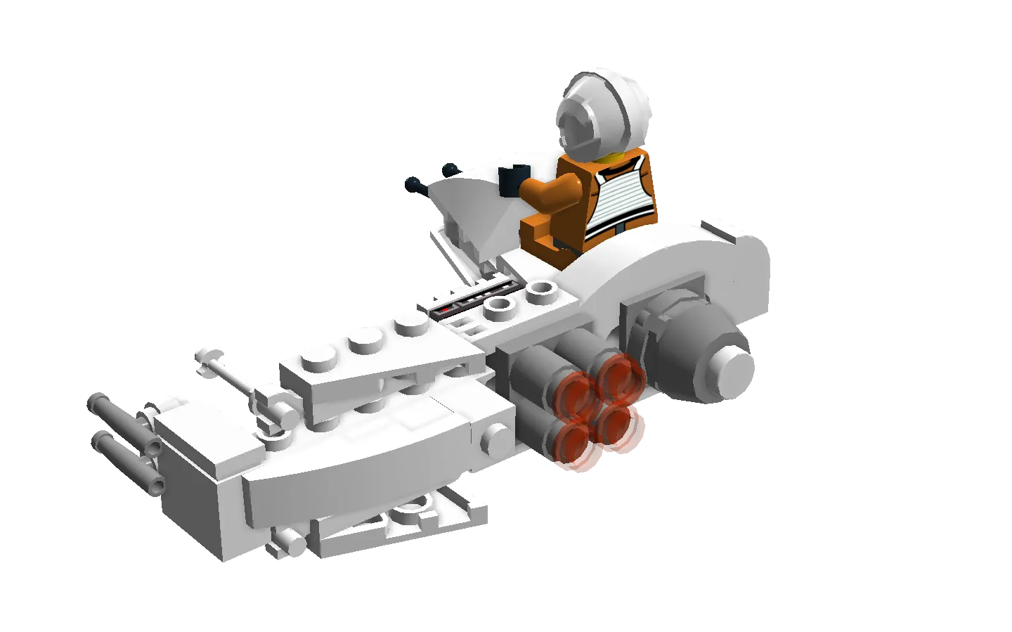 Star Wars b-wing microfighter | LEGO® Ideas