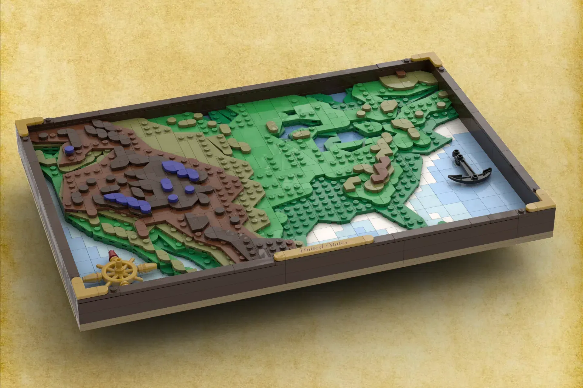 Map of the United States of America | LEGO® Ideas