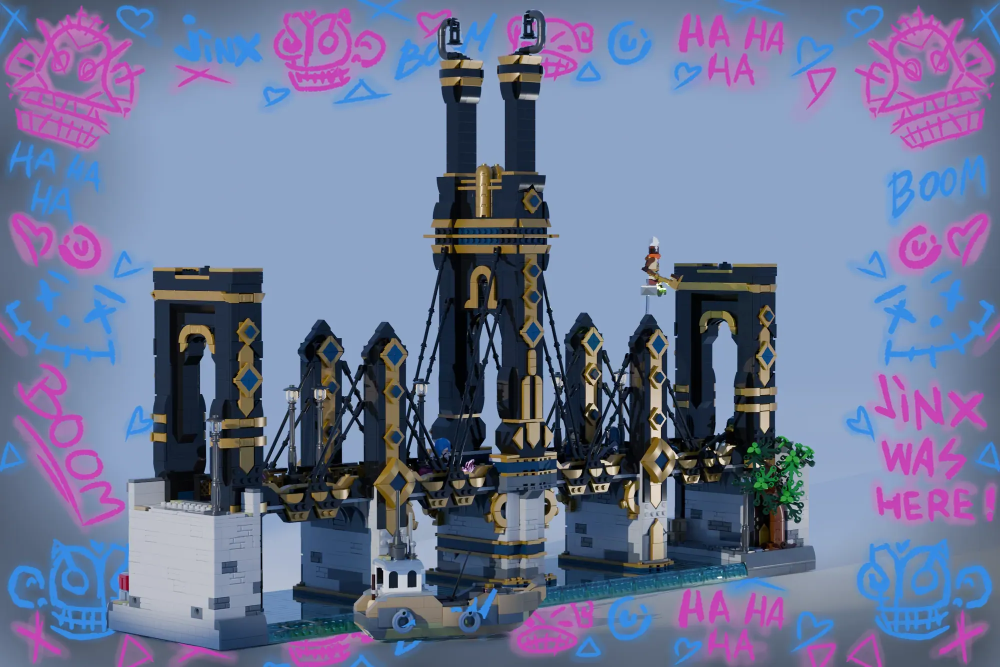 Arcane - League of Legends: The Bridge | LEGO® Ideas