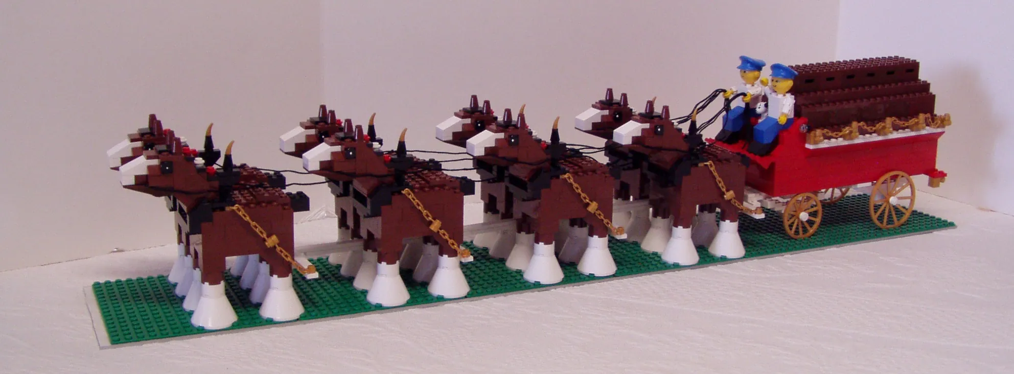 Clydesdale Eight Horse Hitch and Wagon | LEGO® Ideas