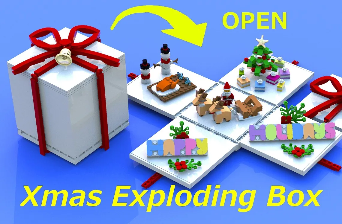 Xmas Exploding Box | LEGO® Ideas