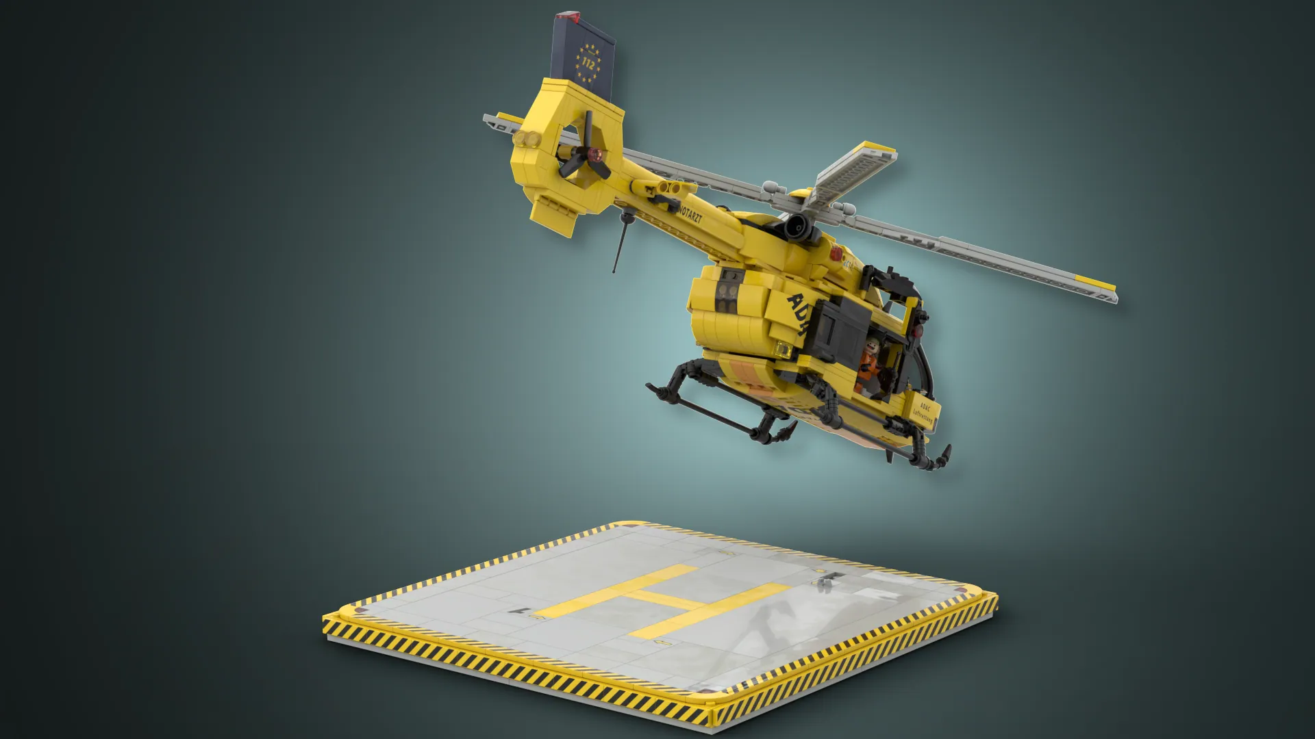 Airbus EC-145 T2 ADAC Edition. | LEGO® Ideas