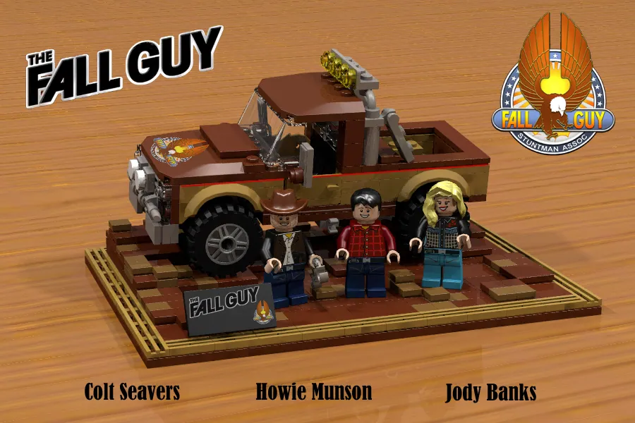 The Fall Guy including the truck and a baseplate | LEGO® Ideas