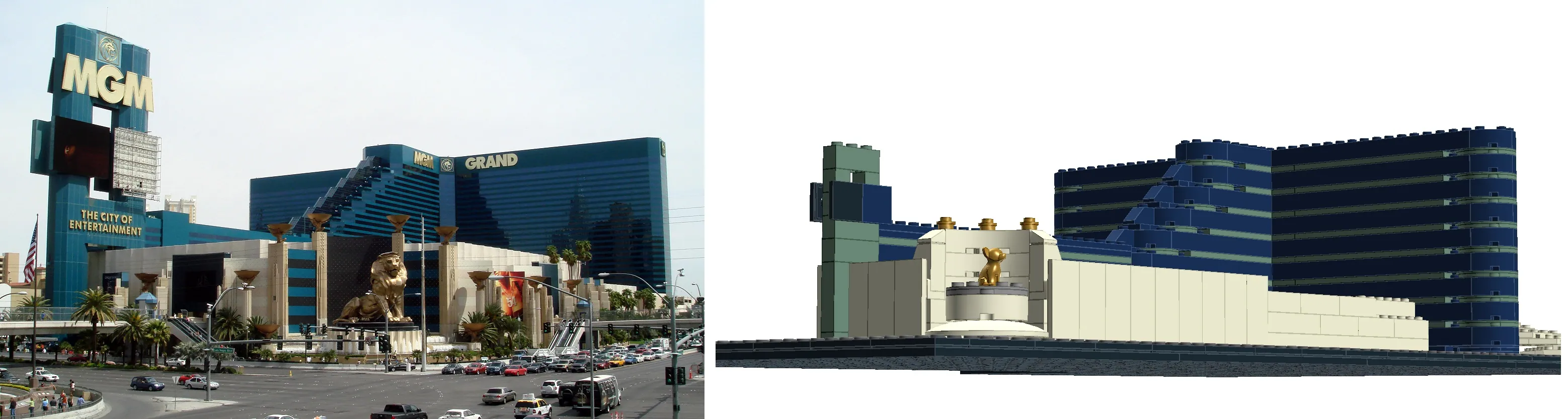 LEGO Architecture - MGM Grand Hotel & Casino‎, Las Vegas | LEGO® Ideas