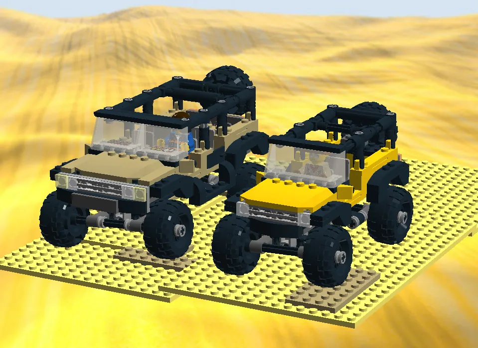 Off-Road Adventure: Jeep Wrangler & Hummer | LEGO® Ideas