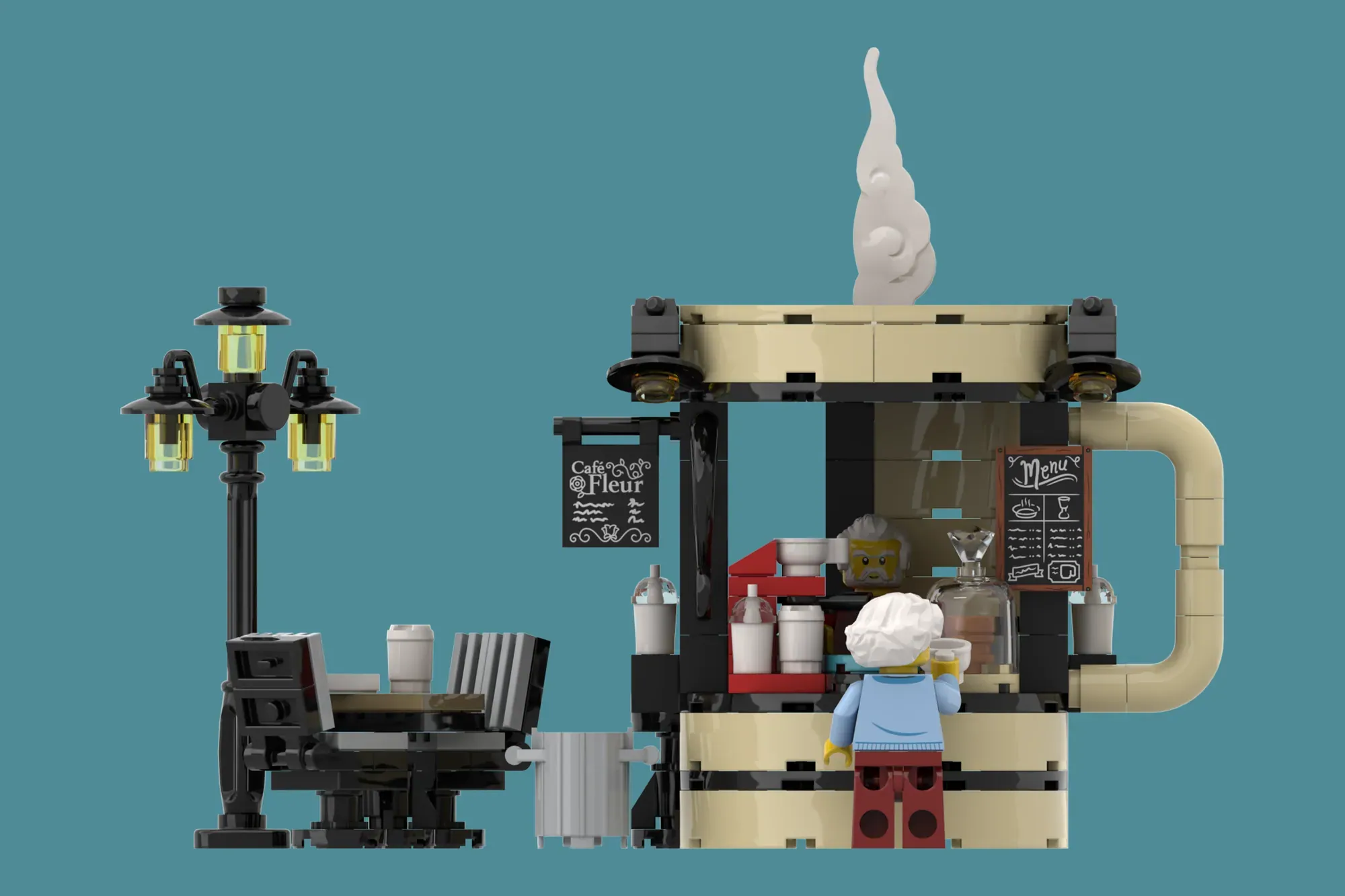 Cup Street Coffee Shop | LEGO® Ideas