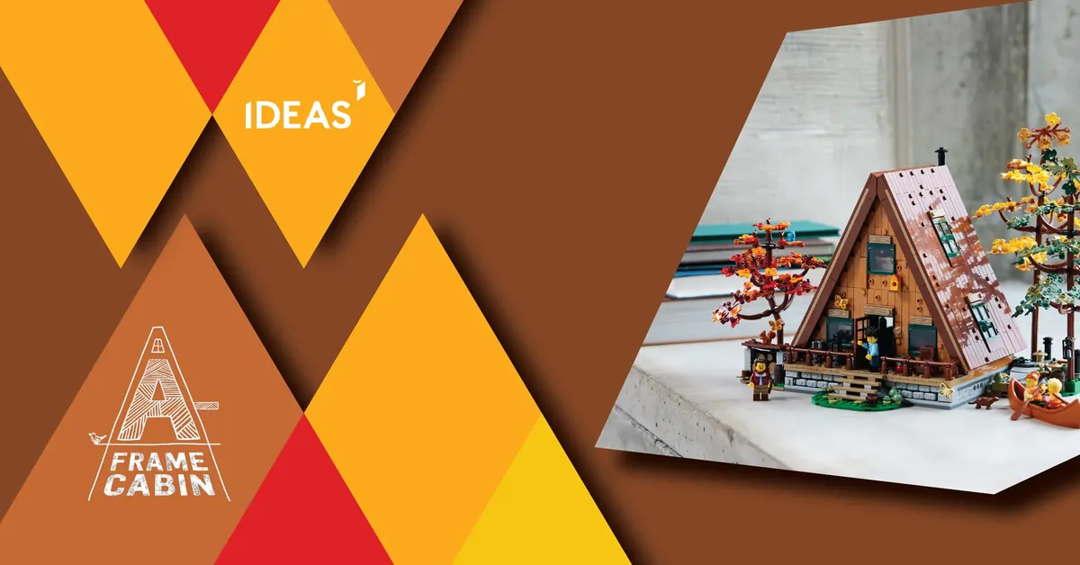 An escape, a reset, in the A-Frame Cabin | LEGO® Ideas