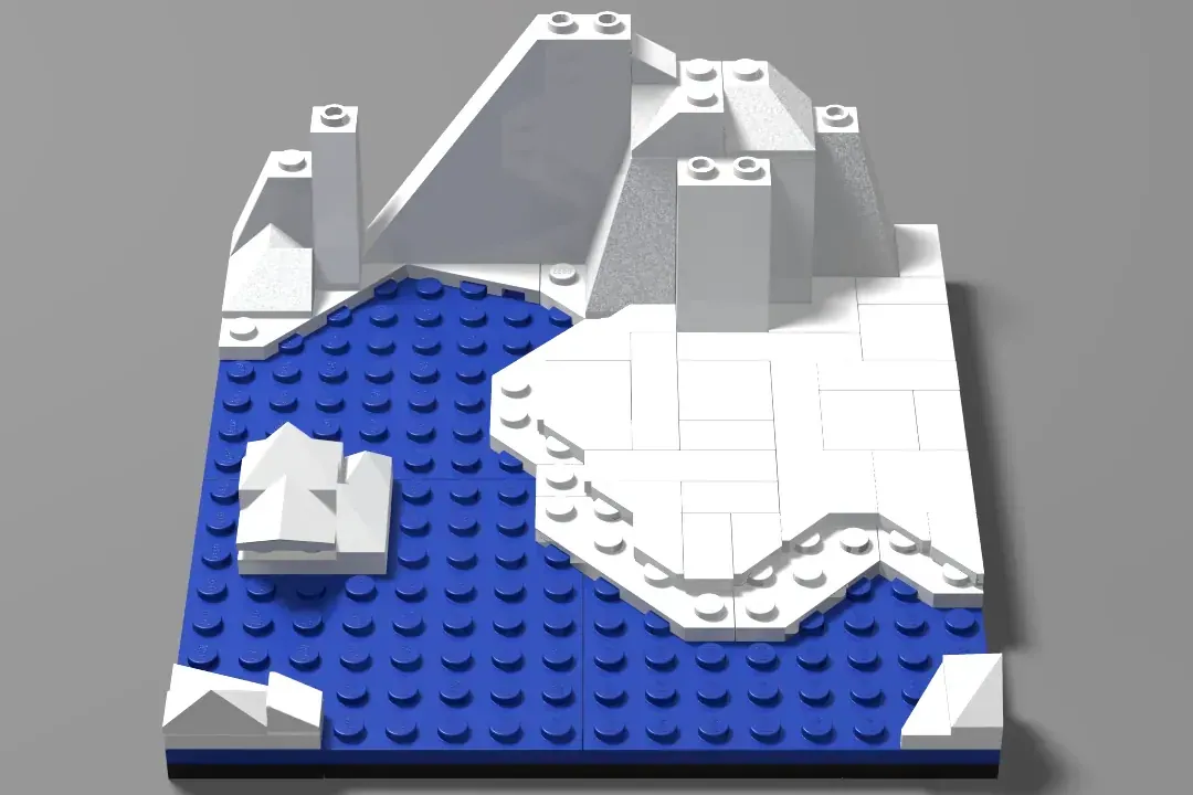 A White Bear in Blue | LEGO® Ideas