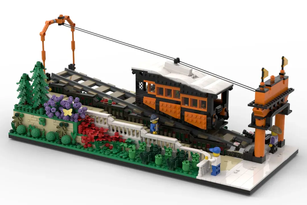 Lego City Funicular Inspired by Angels Flight Railway - Los Angeles ...