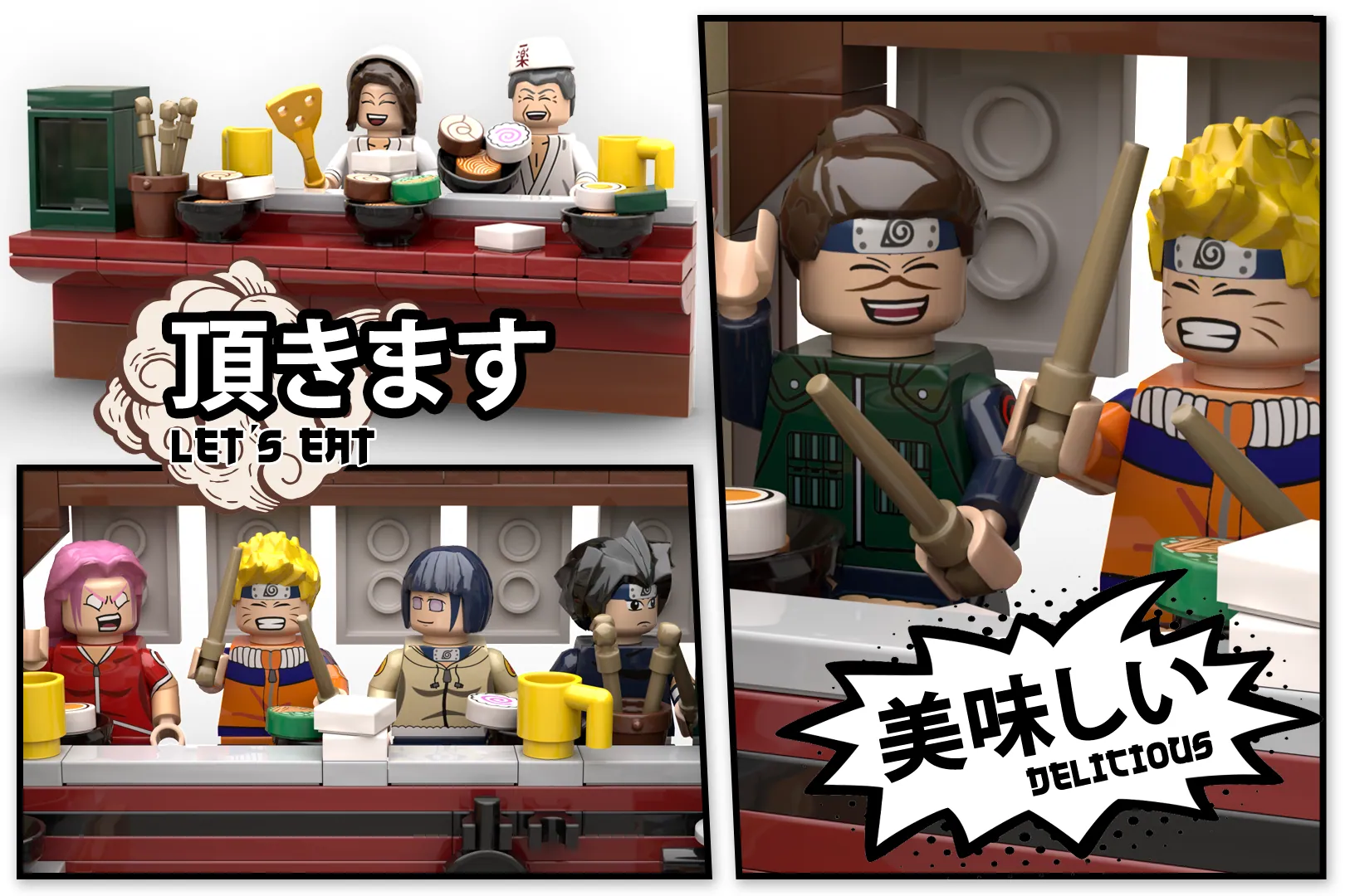 Naruto: Ichiraku Ramen Shop - 20th Anniversary | LEGO® Ideas