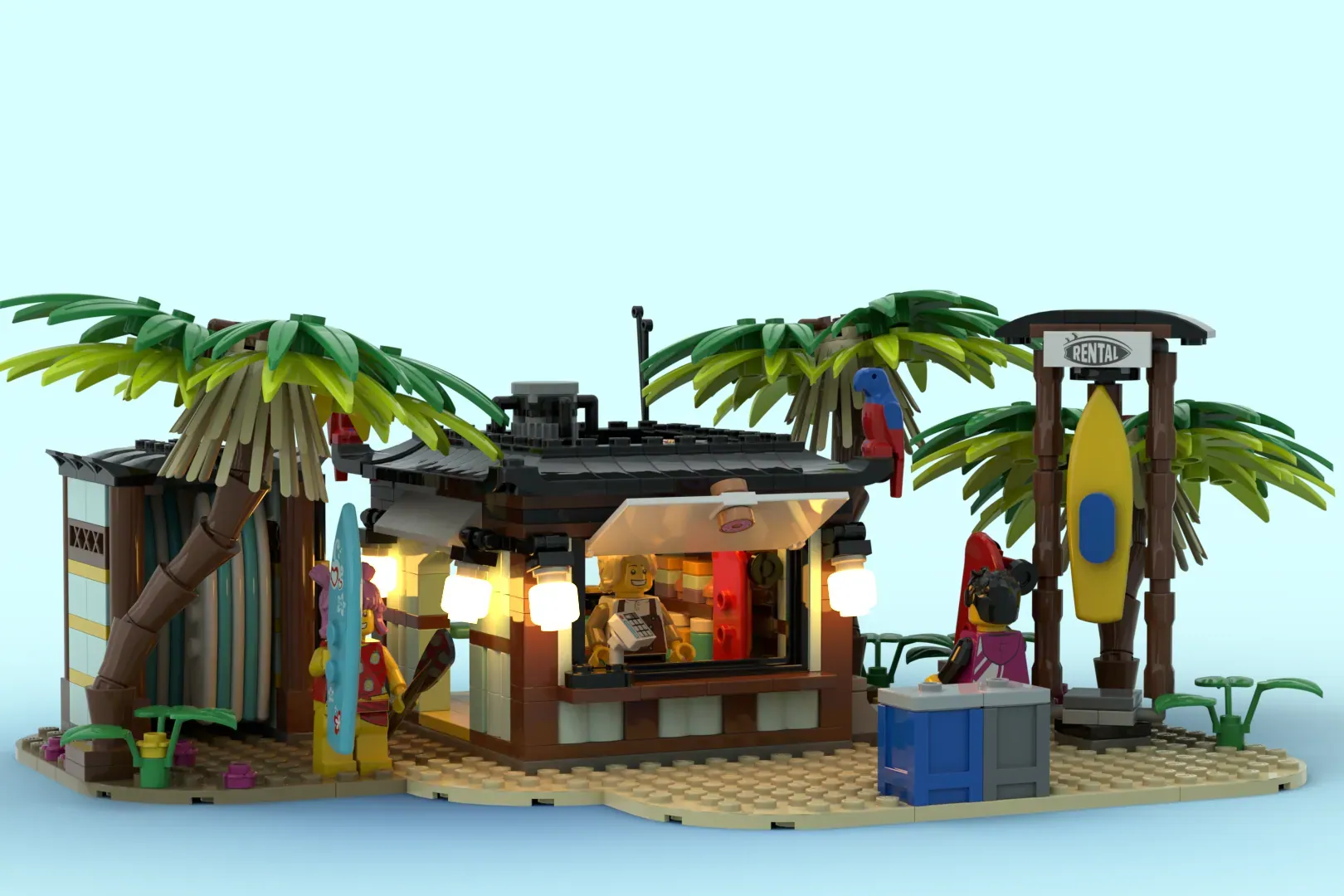 Ninjago City Beach Surf N Skate | LEGO® Ideas
