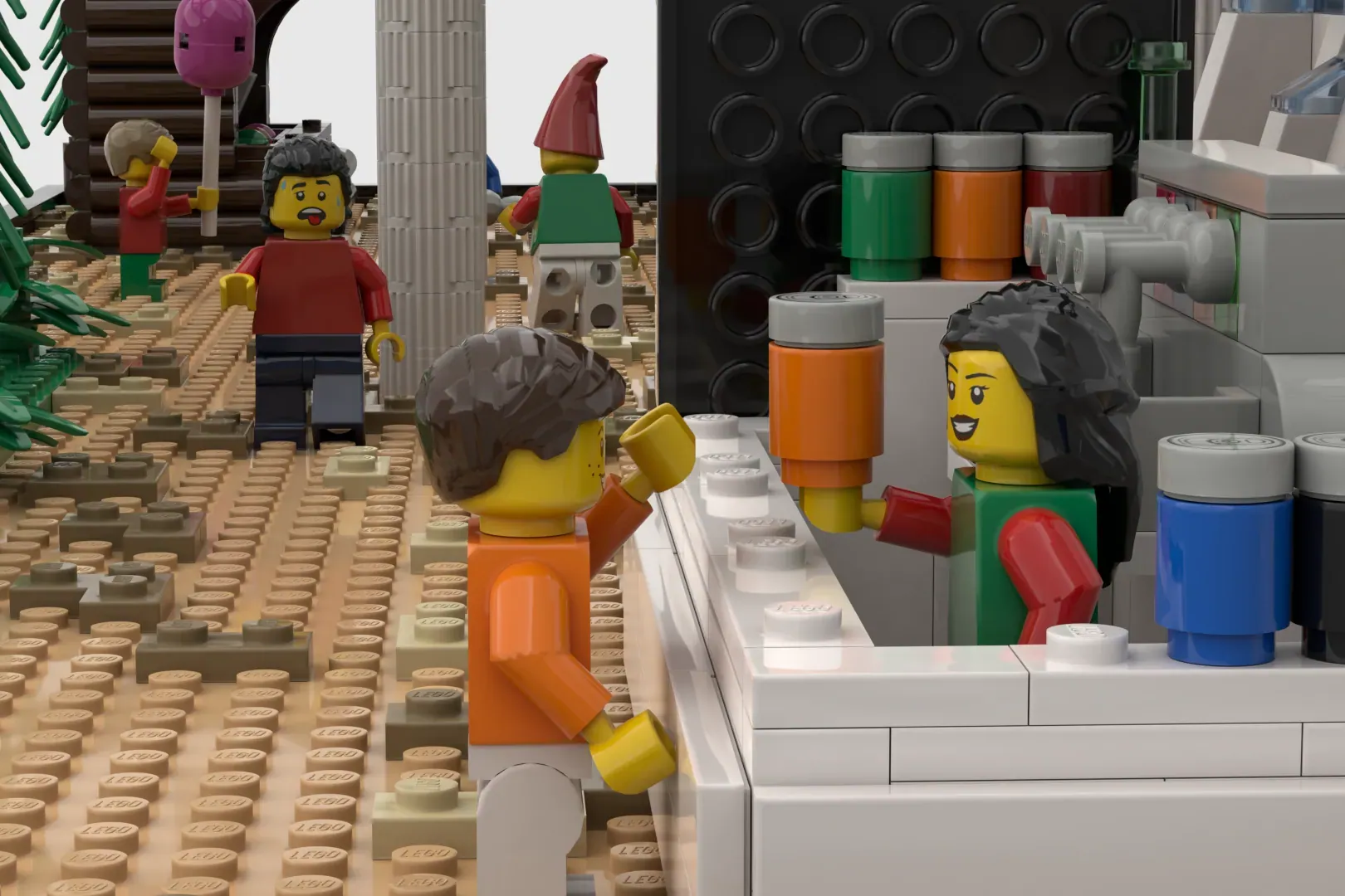 Diorama of an Amusement Park | LEGO® Ideas