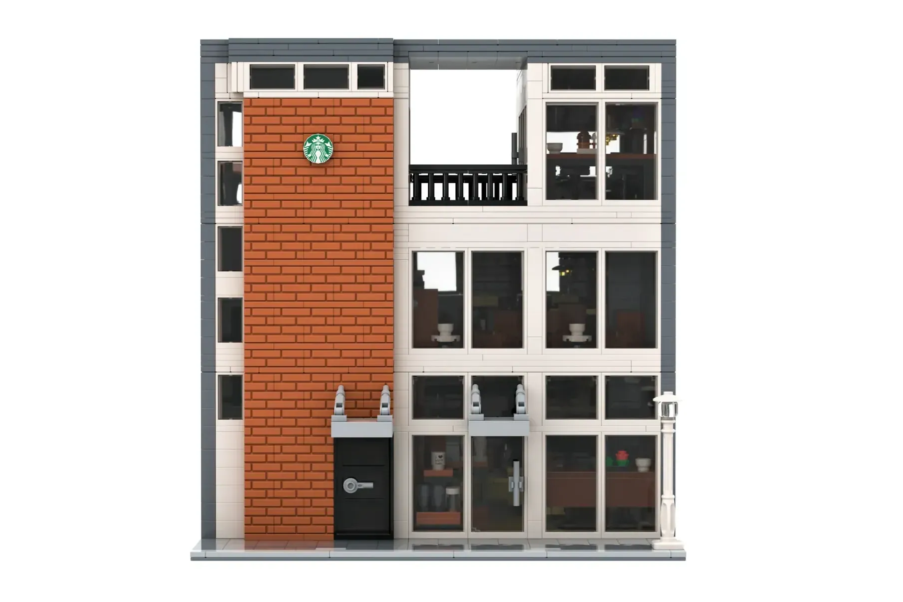 The Starbucks Modular | LEGO® Ideas