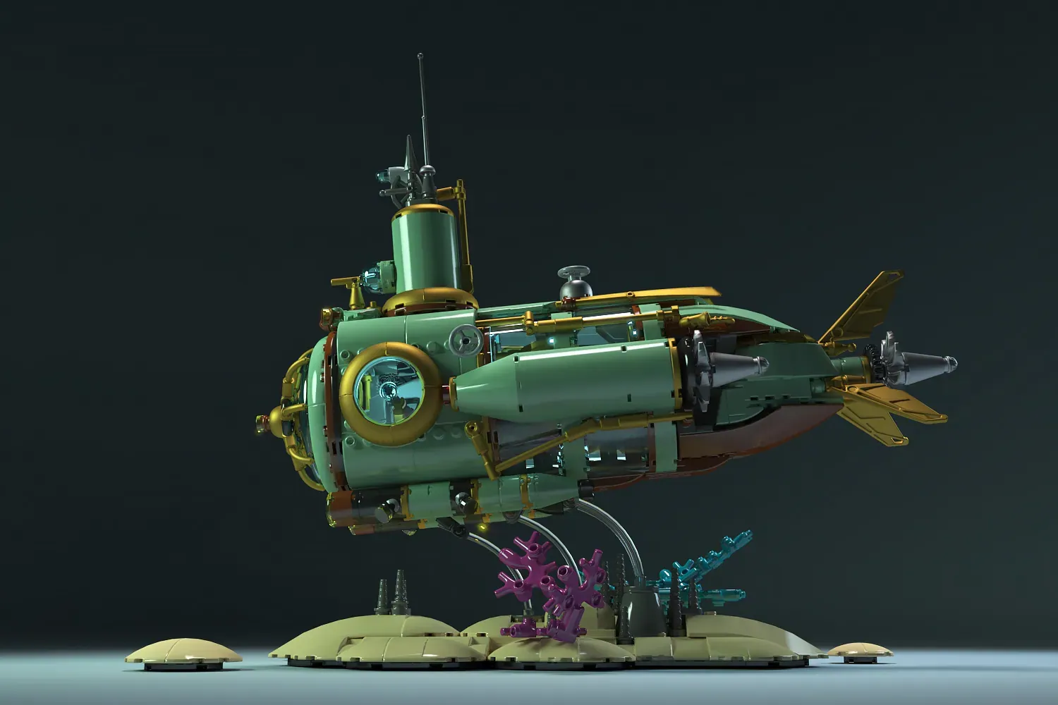 Captain v Steampunk Sub | LEGO® Ideas