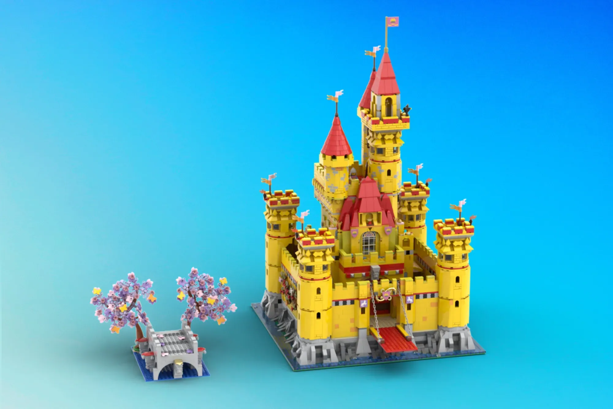Magnificent Yellow Castle | LEGO® Ideas