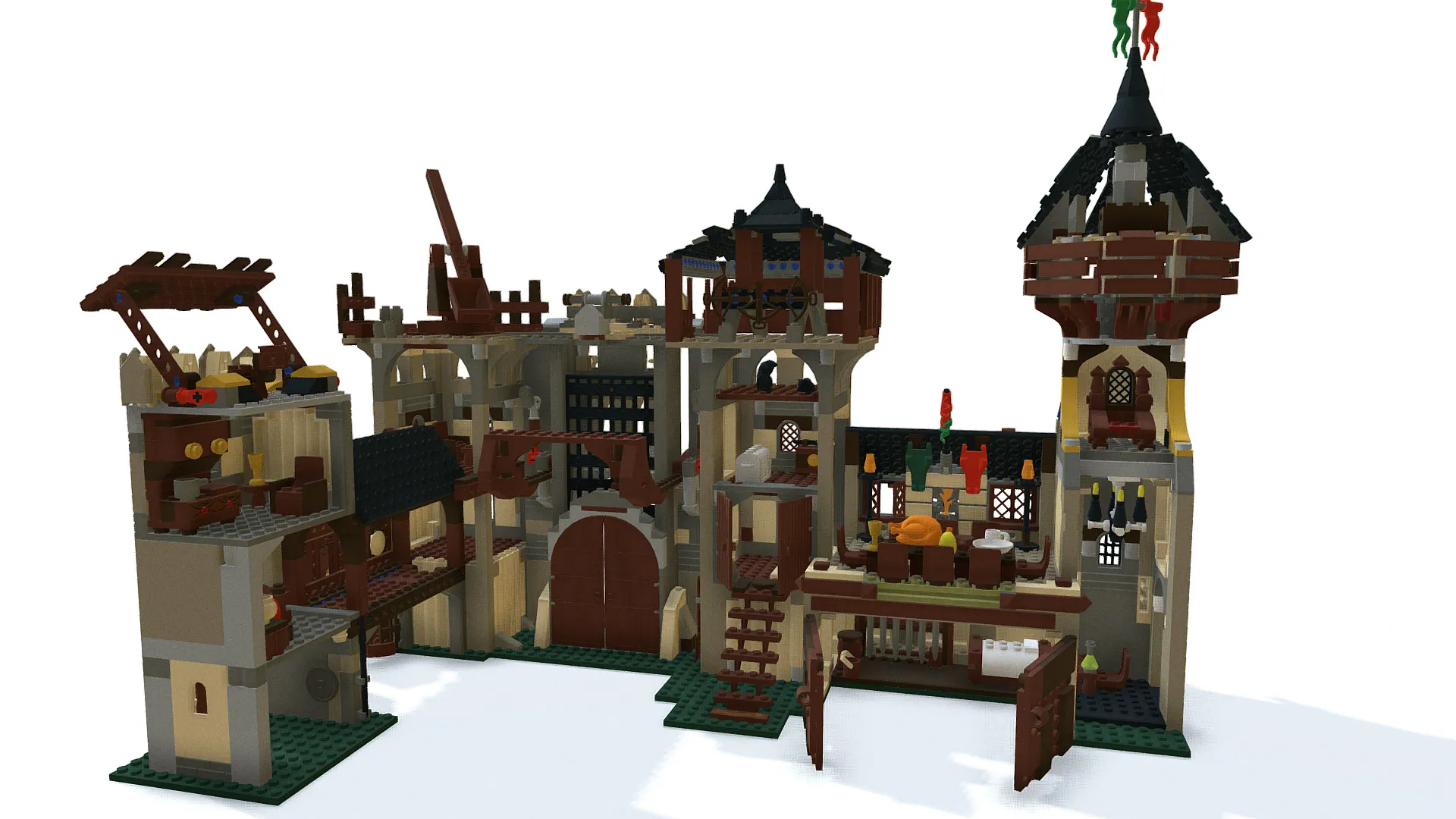 Four-Towered Castle | LEGO® Ideas
