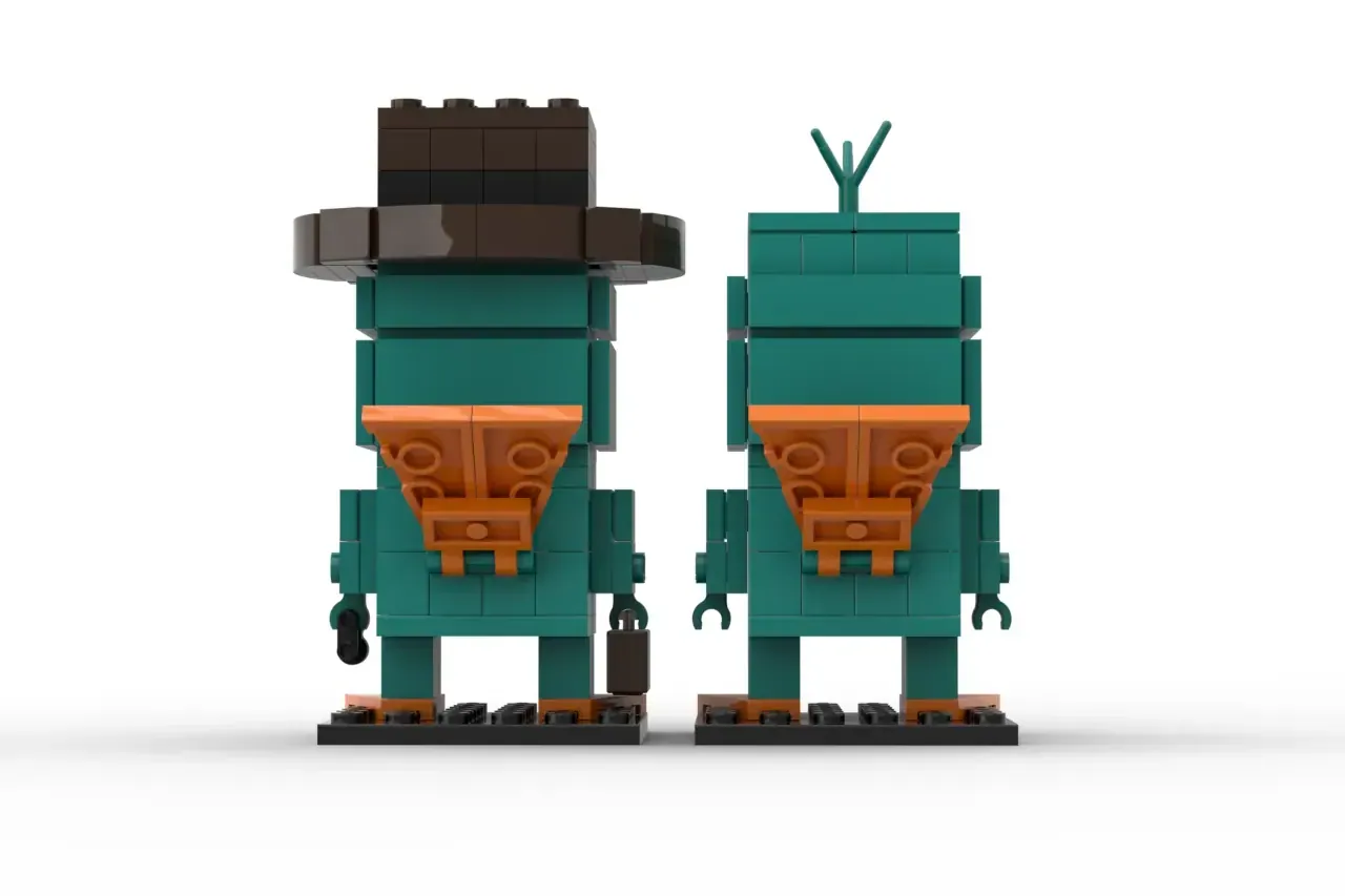 Perry the Platypus and Agent P - BrickHeadz | LEGO® Ideas