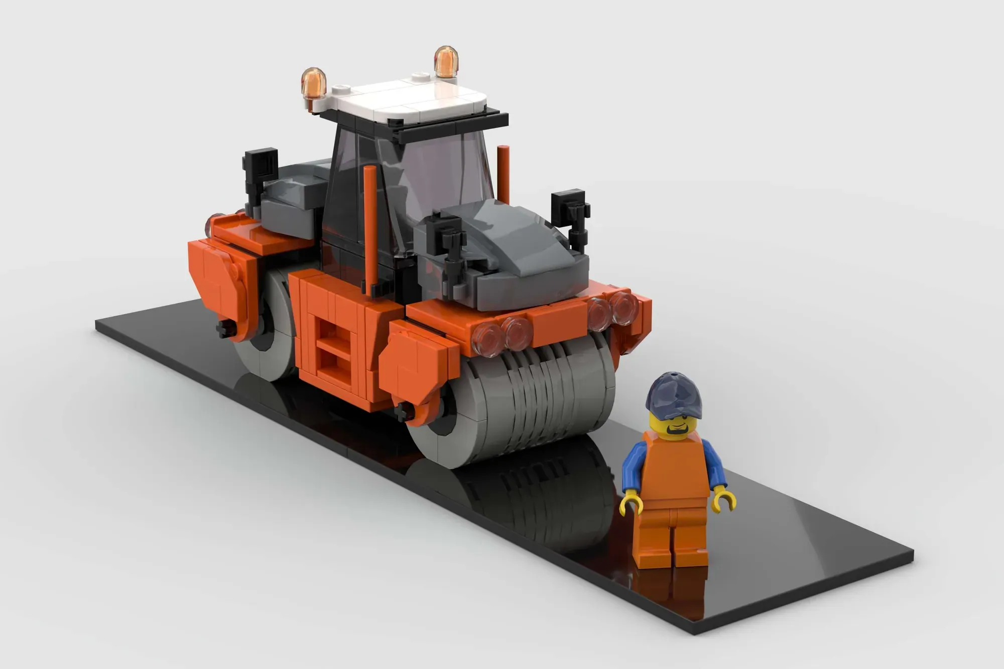 Asphalt Tandem Roller | LEGO® Ideas