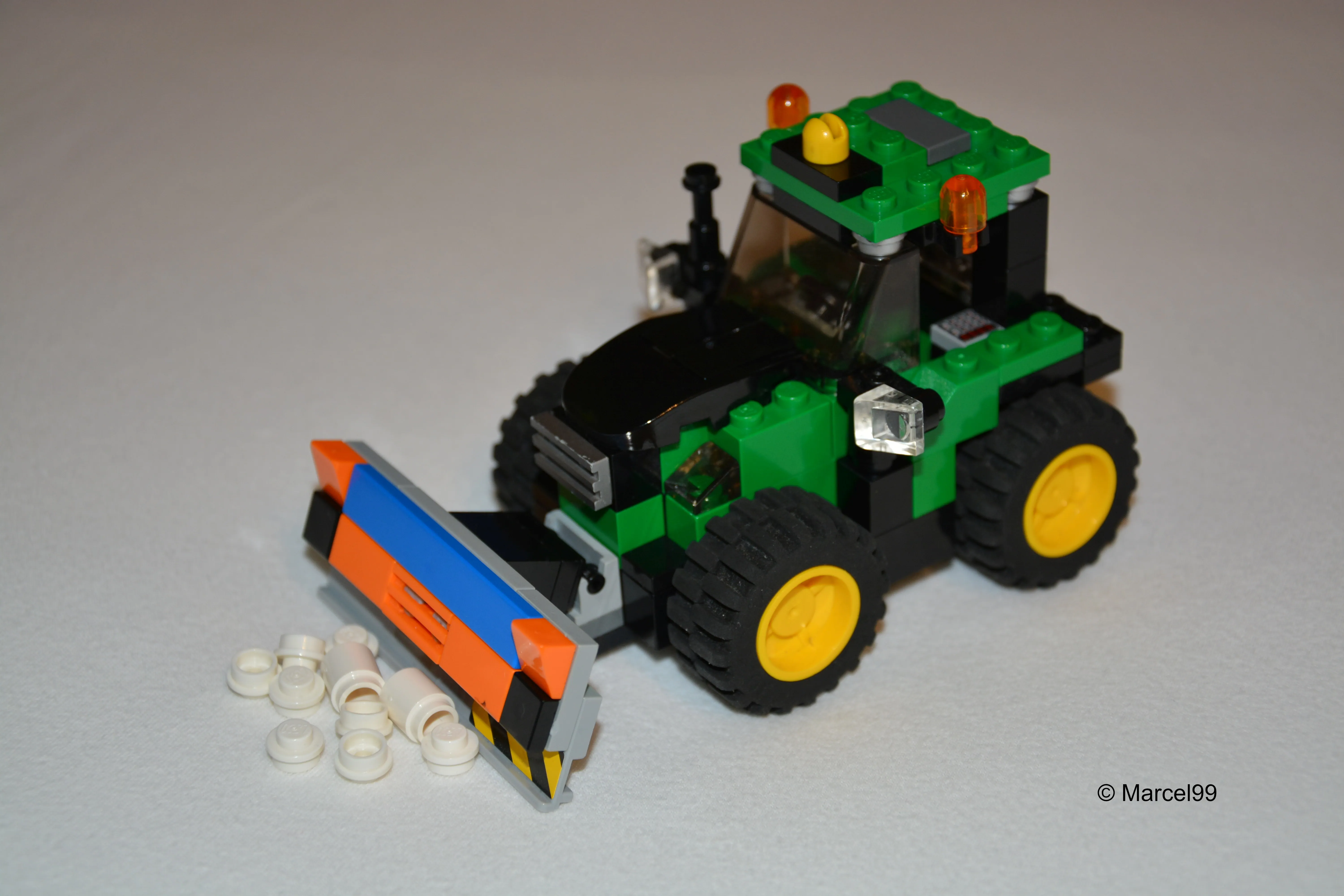 John Deere Tractor with Snow Plow - Winter Service | LEGO® Ideas