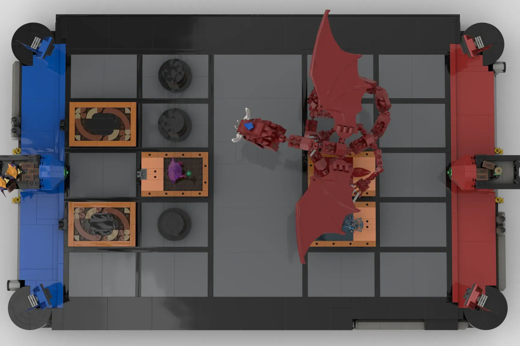 Battle City : Yugi vs Strings/Marik and Slifer | LEGO® Ideas