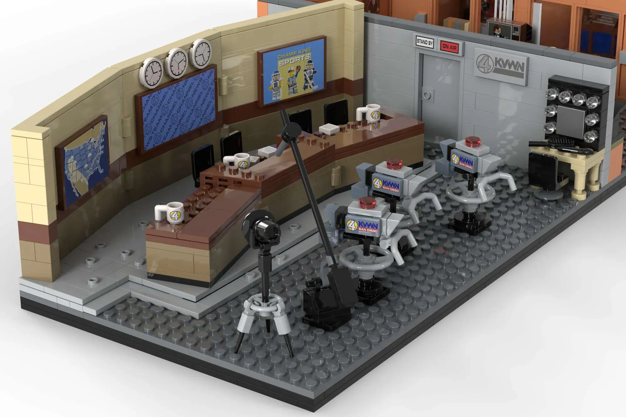 Anchorman Channel 4 News Team | LEGO® Ideas
