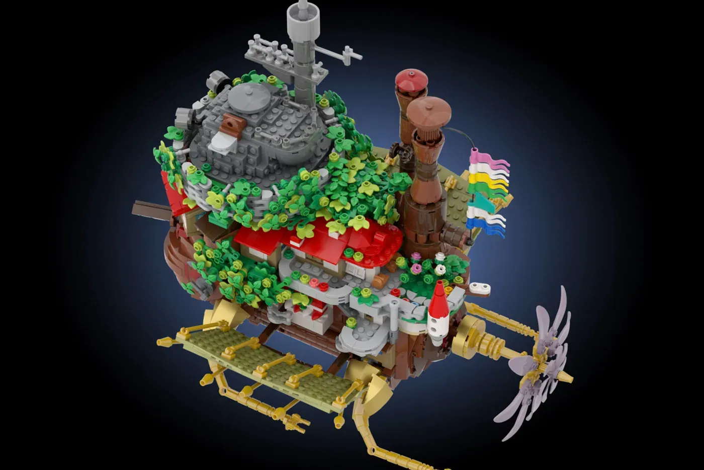 Howl's Moving Castle - Flying Version | LEGO® Ideas