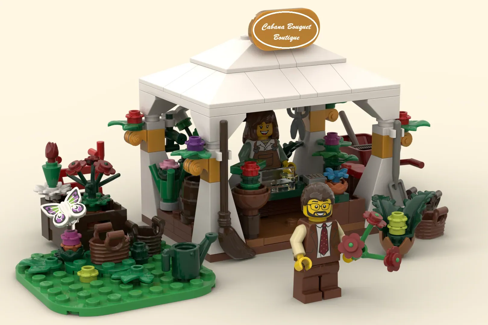 The Cabana Bouquet Boutique | LEGO® Ideas