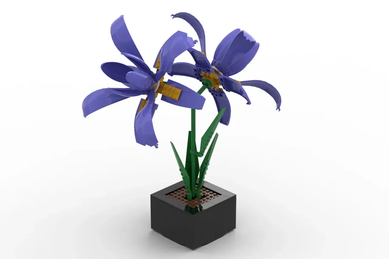 Iris Flower (Double) | LEGO® Ideas