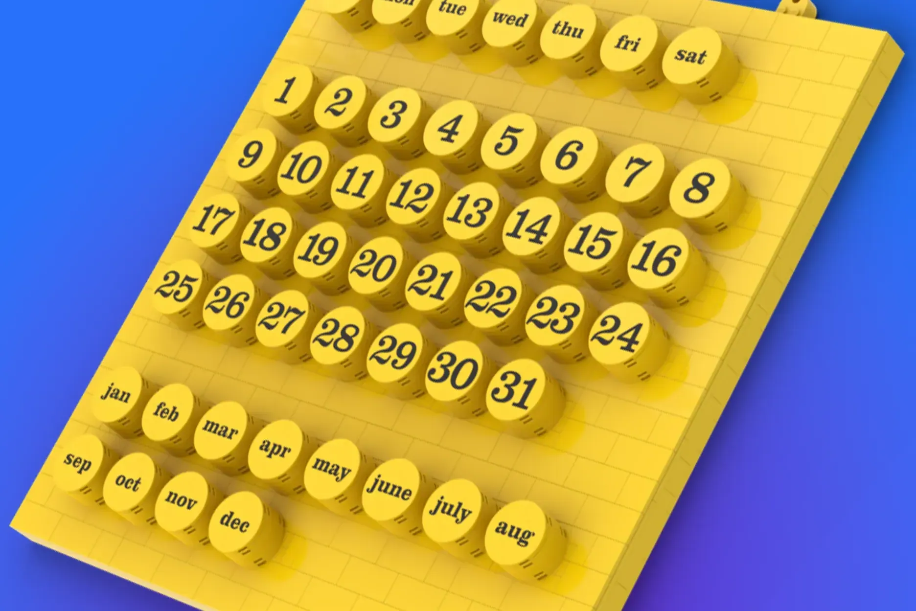 Ring-a-Date Perpetual Calendar | LEGO® Ideas