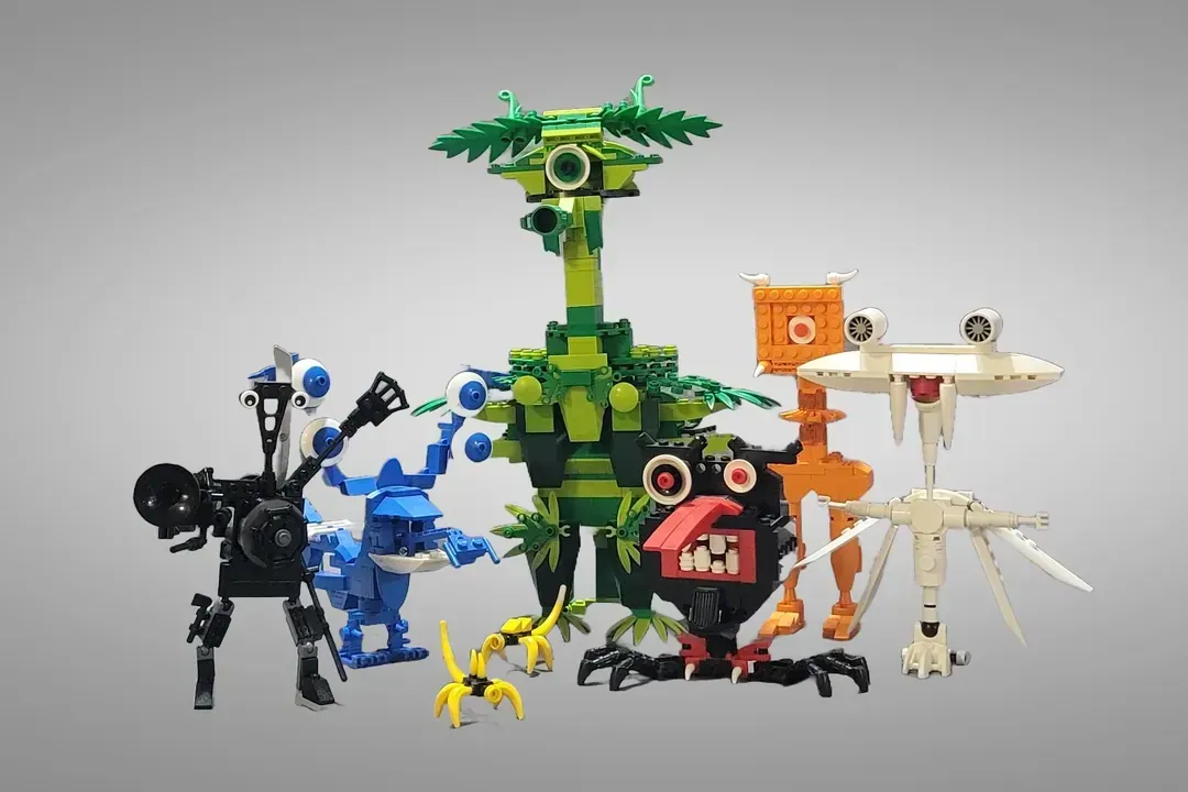 Cute Monster Family and the Monster Wranger | LEGO® Ideas