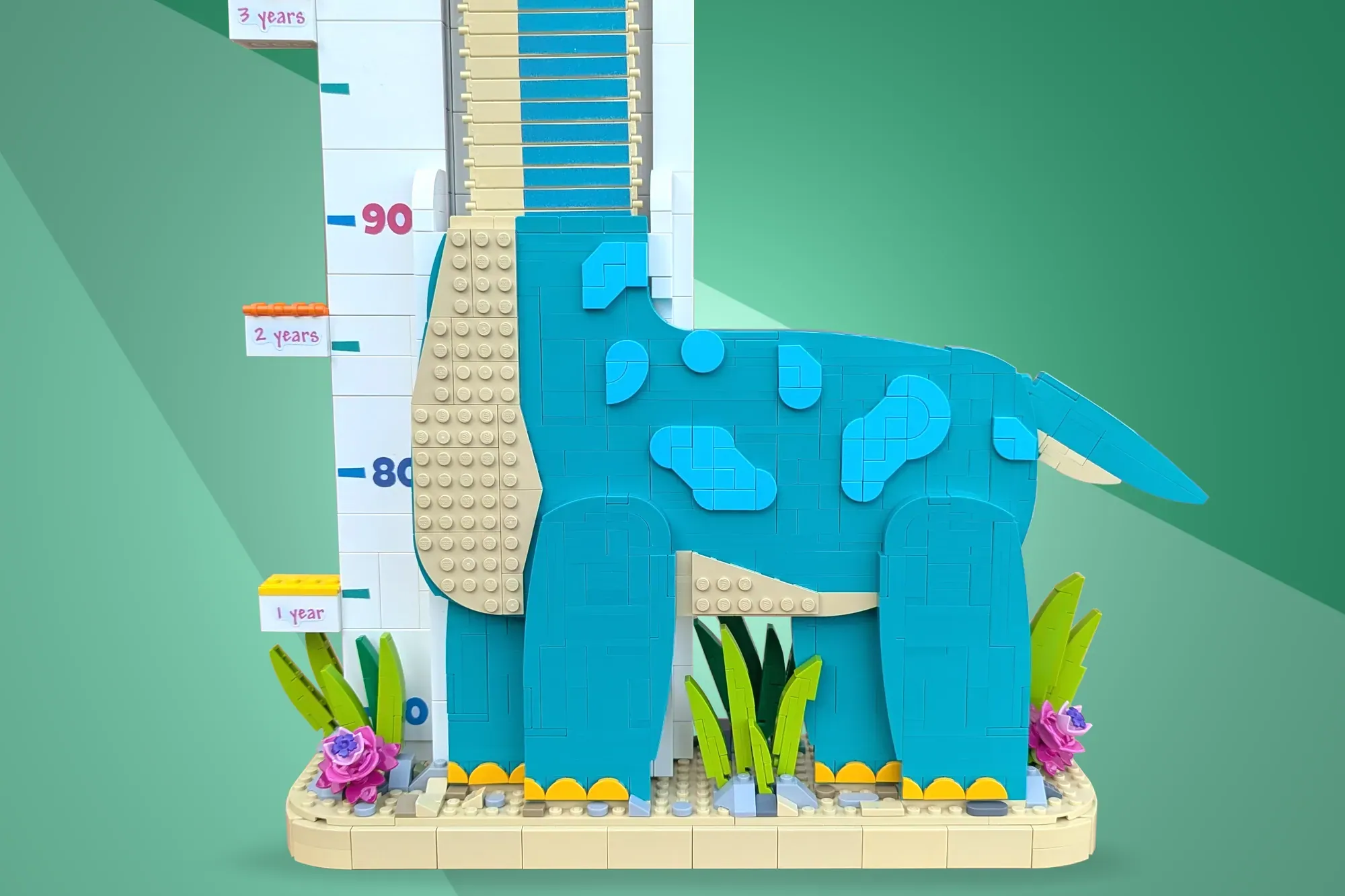 Height Chart for Children - Growing Dinosaur | LEGO® Ideas