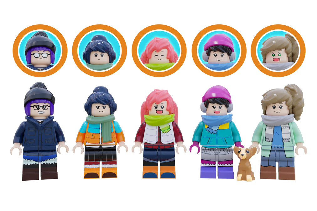 LEGO IDEAS - Mount Fuji and the Laid-Back Camp Girls!