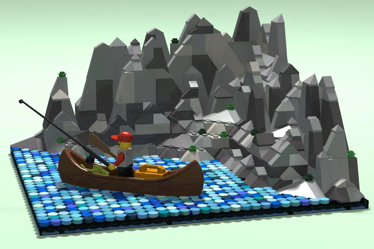 Fishing on a Mountain Lake | LEGO® Ideas