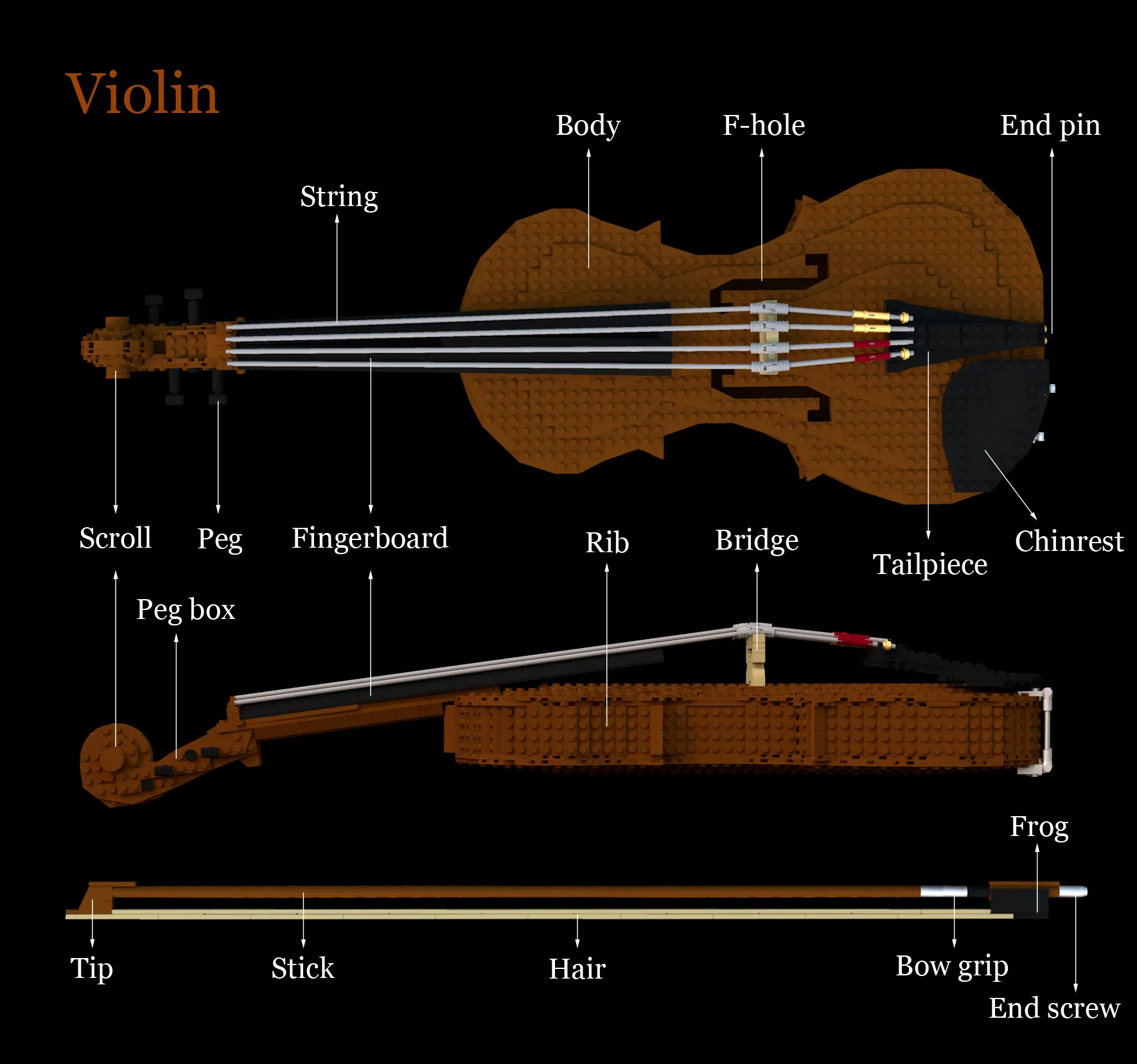 Lego Violin | LEGO® Ideas