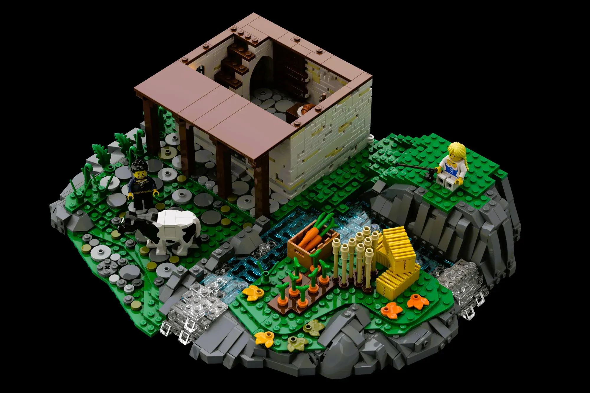 Medieval Farm on the River | LEGO® Ideas