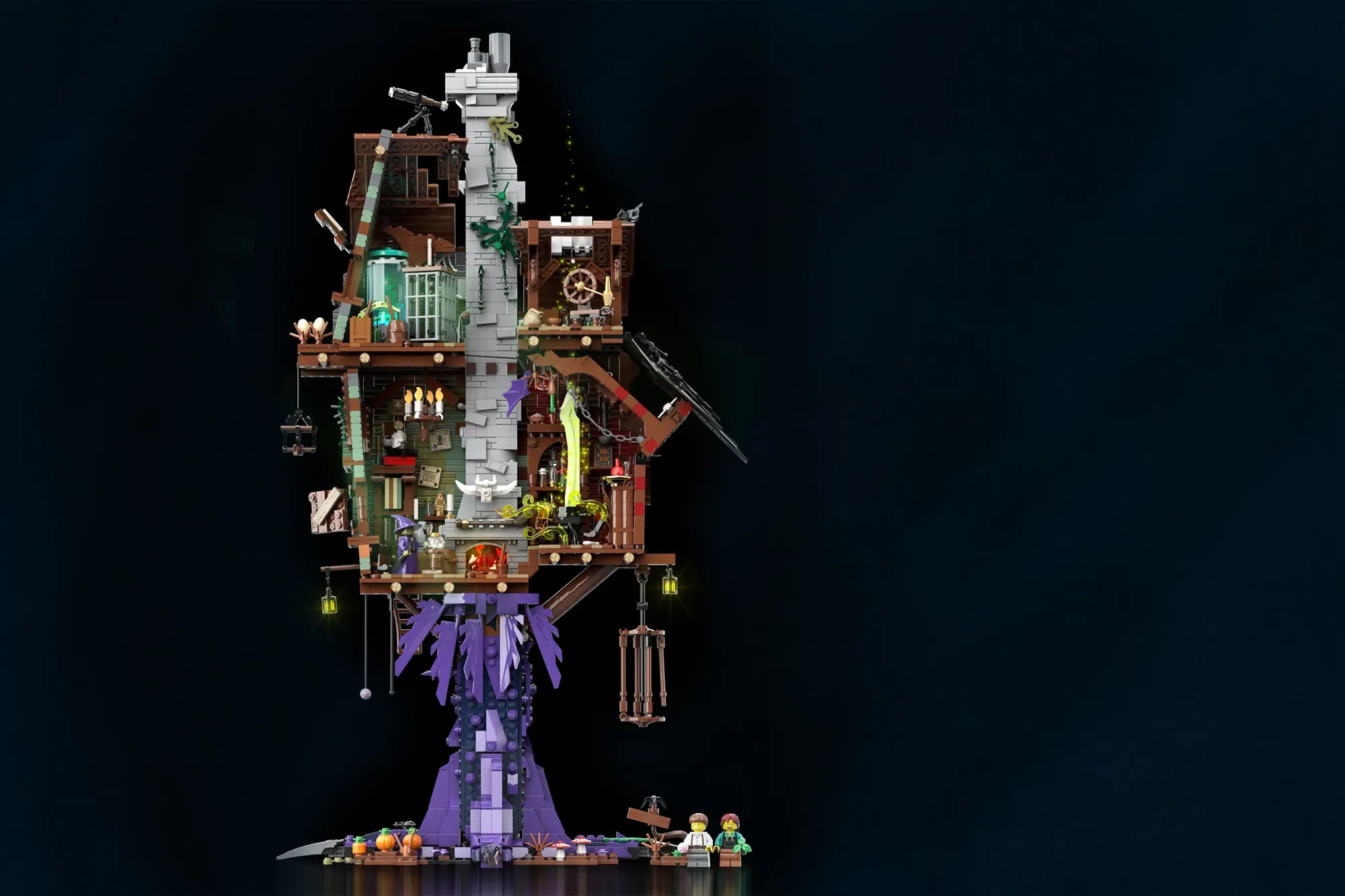 Baba Yaga`s Chicken Legged Hut With Hansel and Gretel | LEGO® Ideas