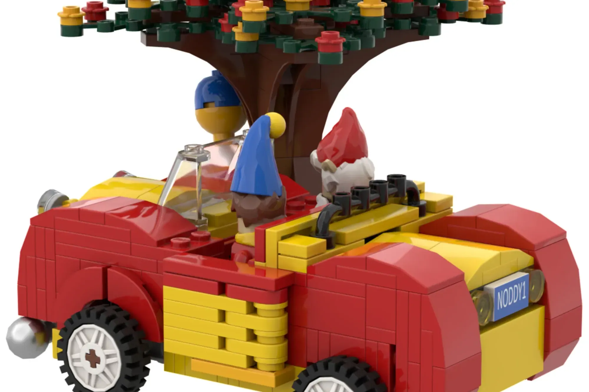 Noddy and Big Ears' Red and Yellow Car | LEGO® Ideas