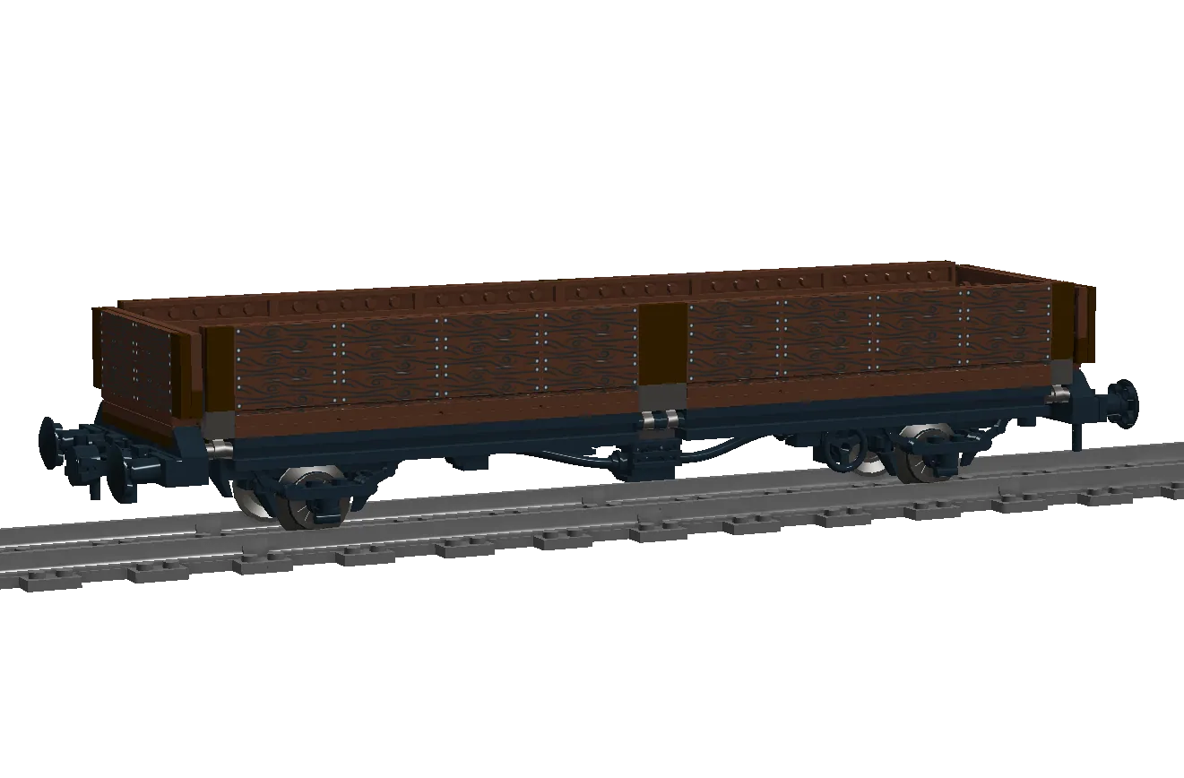 Flat Freight Carriage for German Nebenbahn Tracks | LEGO® Ideas