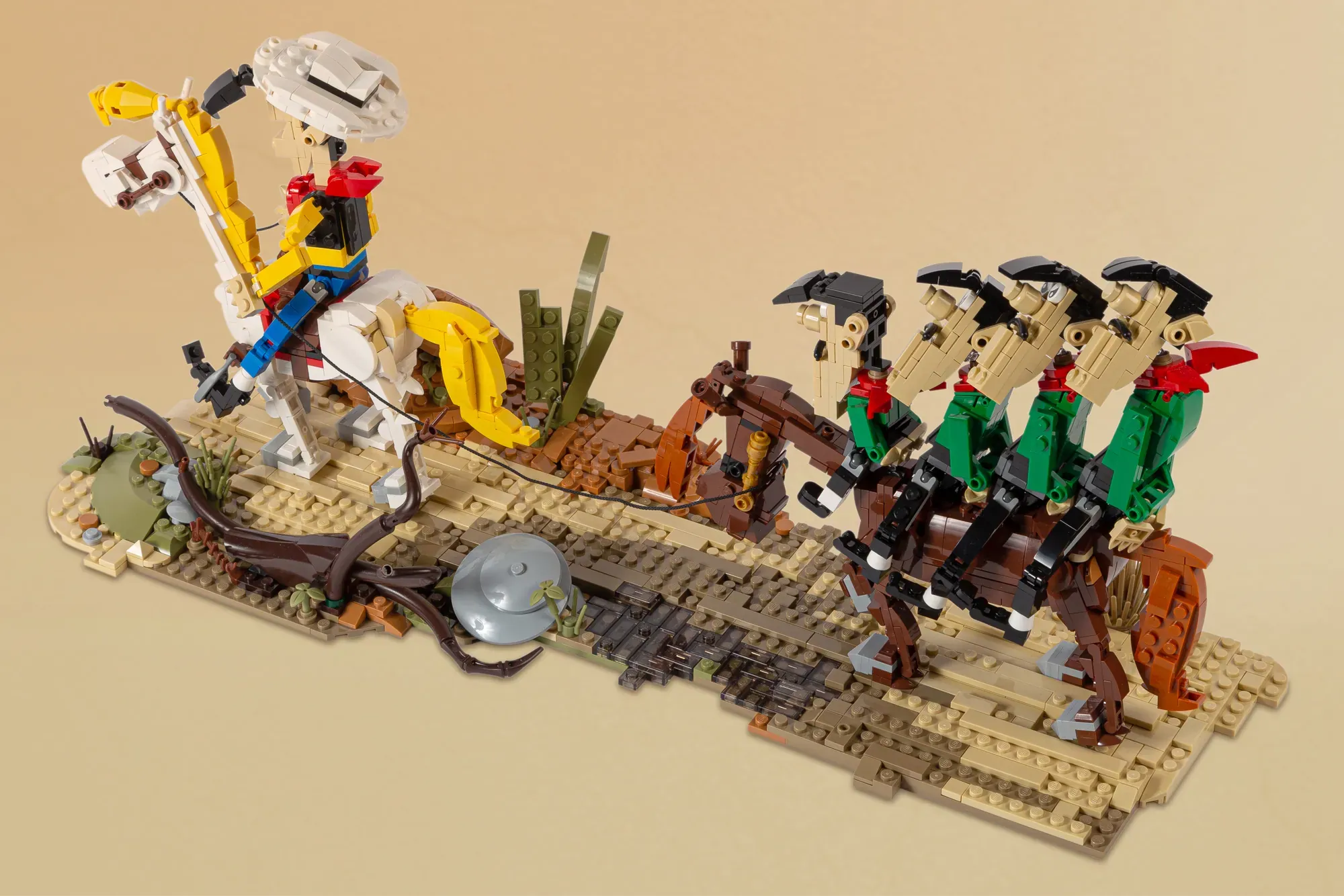 Lucky Luke and Daltons | LEGO® Ideas