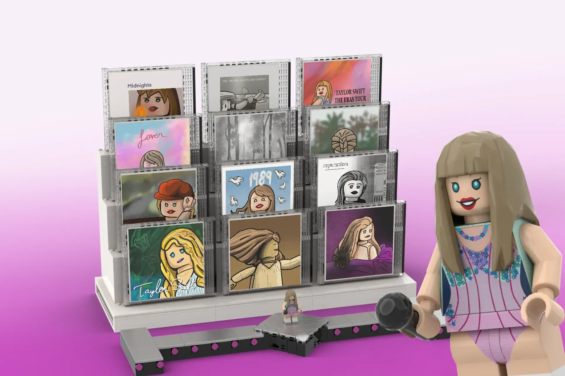 Taylor Swift's Disk Collection: Eras Tour Edition | LEGO® Ideas