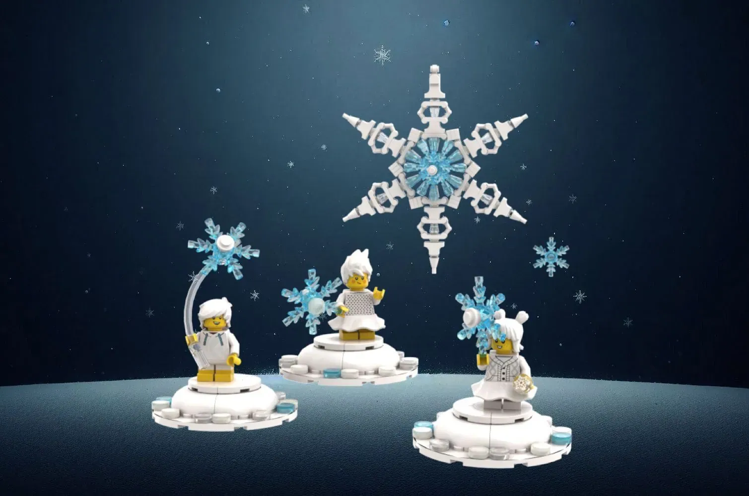Little Snowflakes Gone Travelling - Ornament Set | LEGO® Ideas