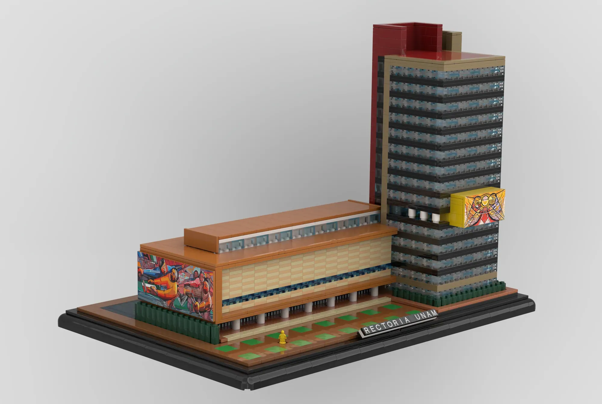 Rectoría UNAM Building | LEGO® Ideas