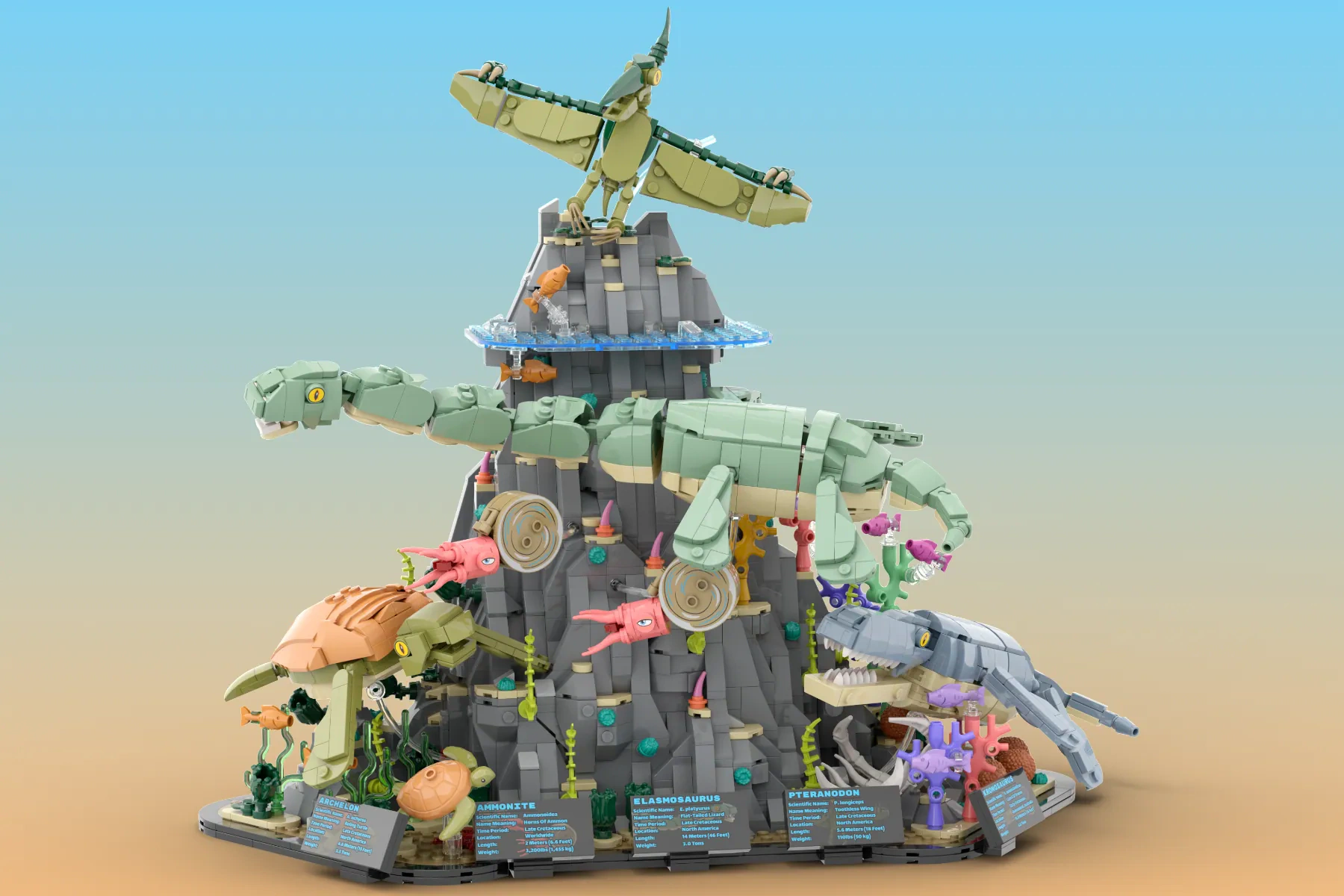 Marine Reptiles of the Cretaceous | LEGO® Ideas