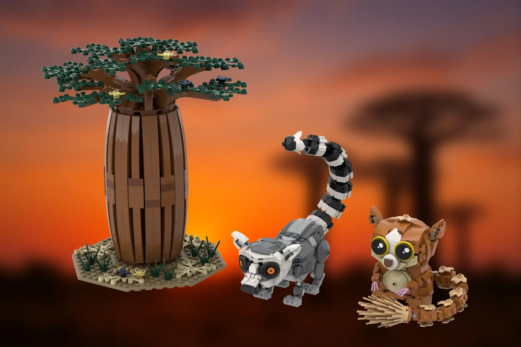 Lemurs of Madagascar | LEGO® Ideas