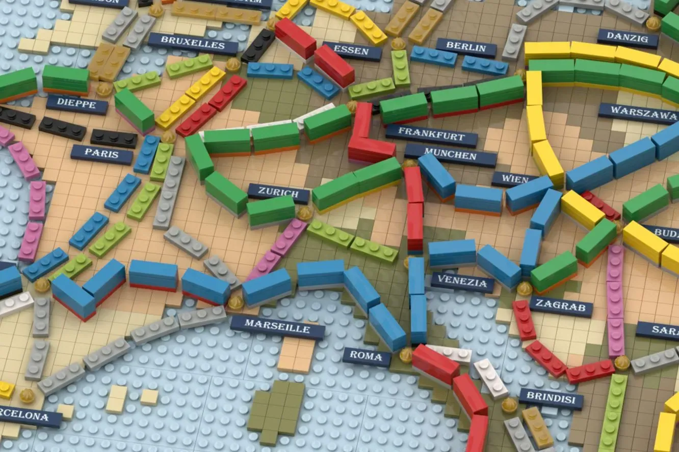 Ticket to Ride из Лего — Настольные игры: BoardGamer.ru