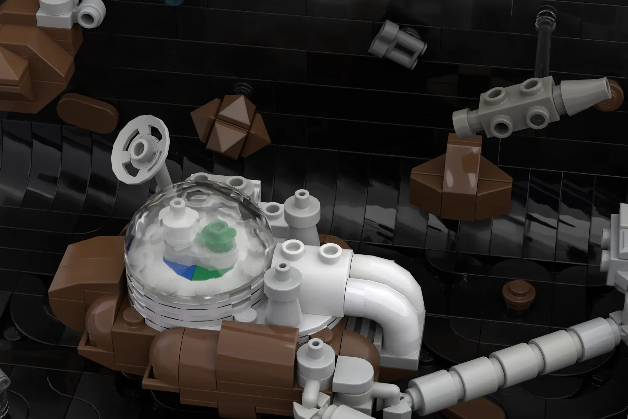 Living in the Belt - Asteroid Field Diorama | LEGO® Ideas