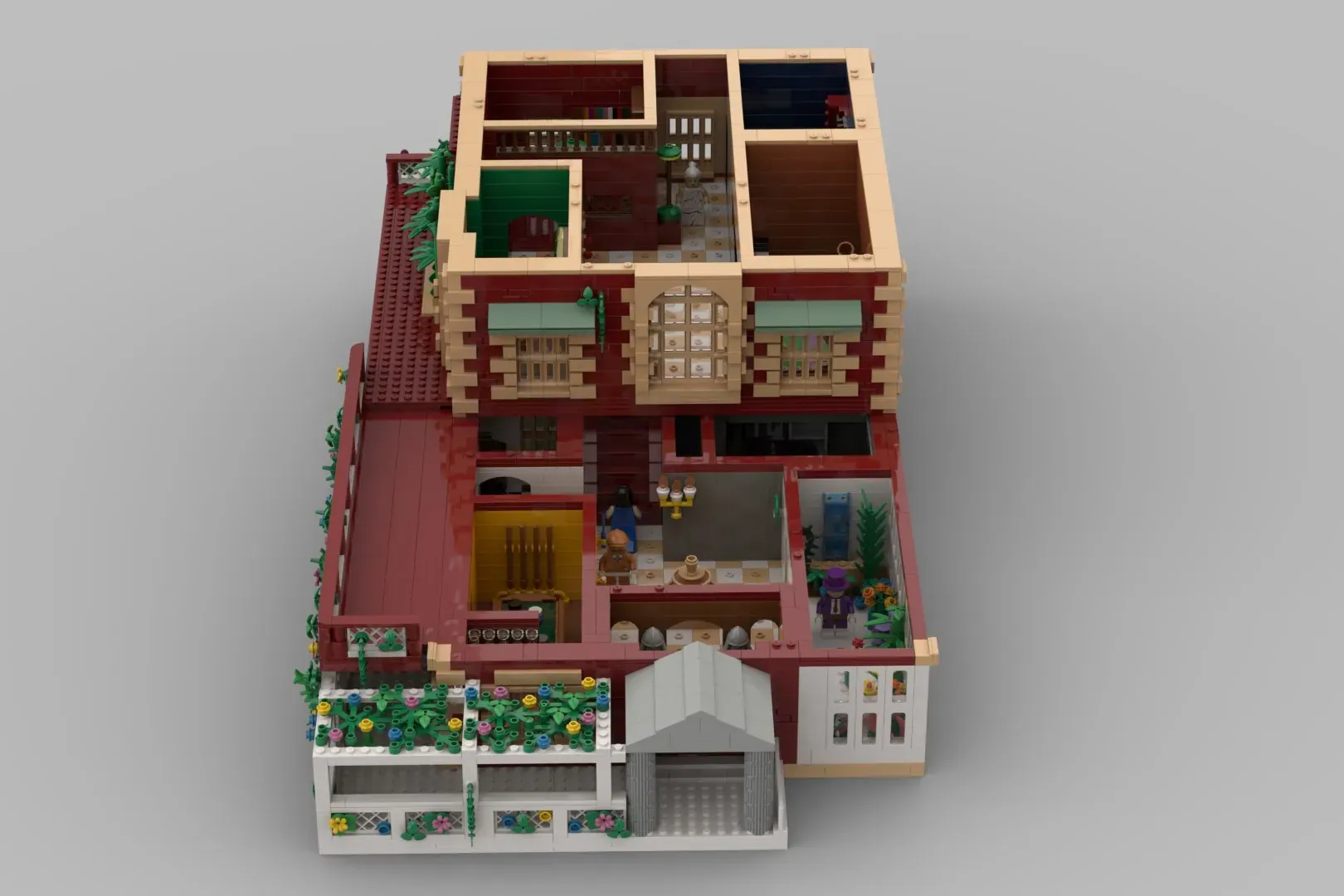 The Playable Mansion of Cluedo (Or Clue) | LEGO® Ideas